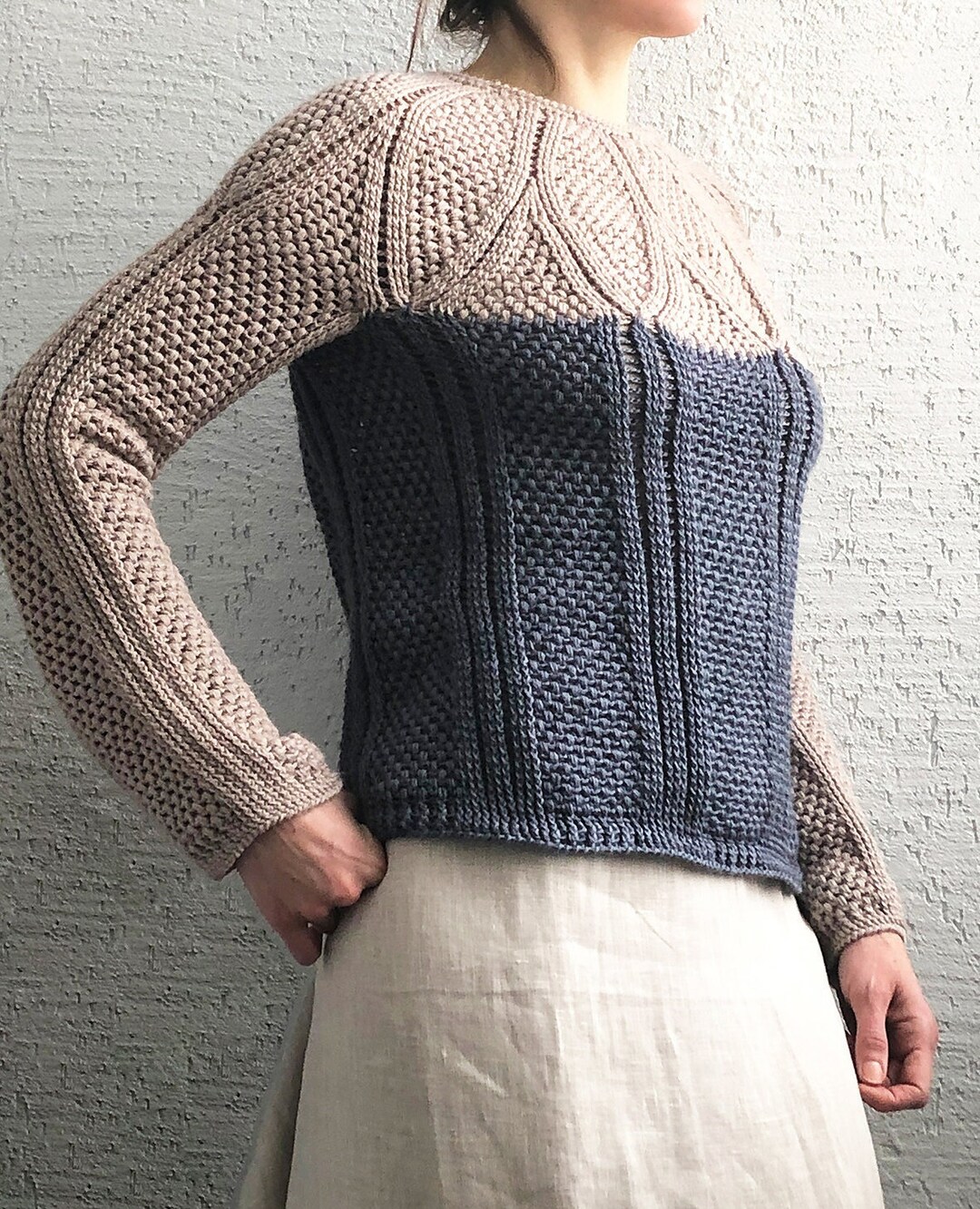 CROCHET PATTERN + VIDEO Seamless Crochet Sweater Pattern Written in ...