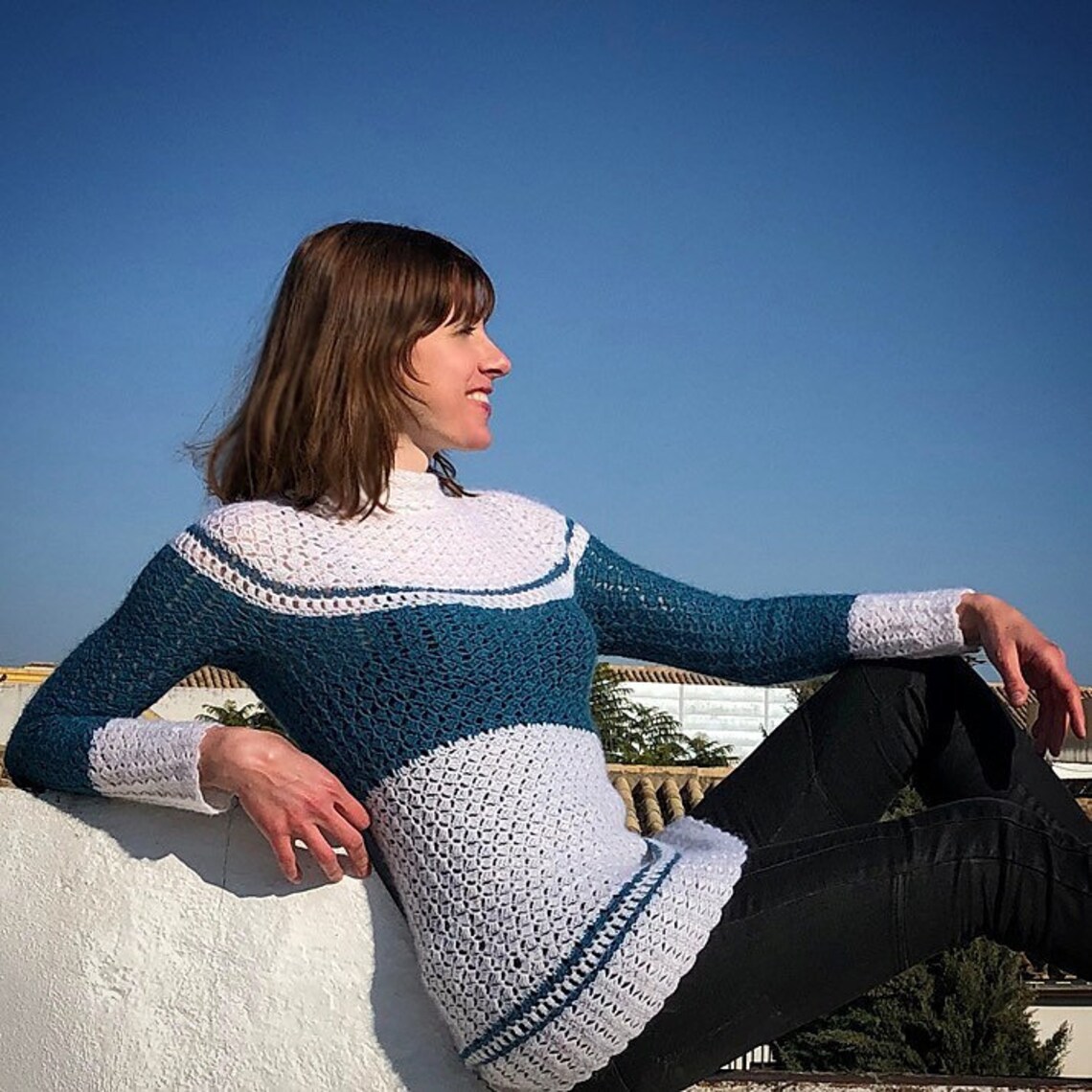 Raglan Sweater Crochet PATTERN Written in Englishchart Sizes | Etsy