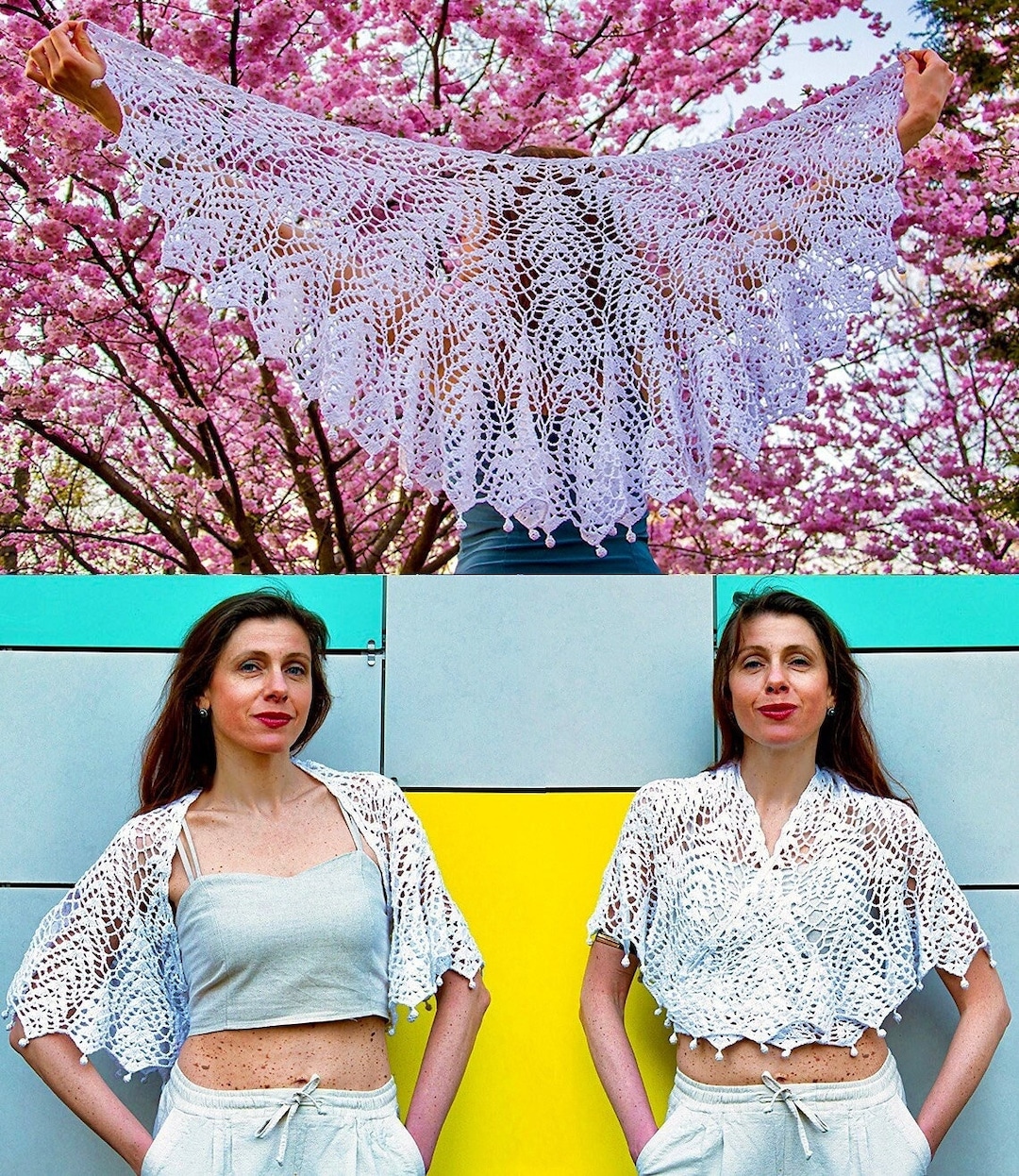 Beach Wedding Crochet Shawl PATTERN Written in - Etsy
