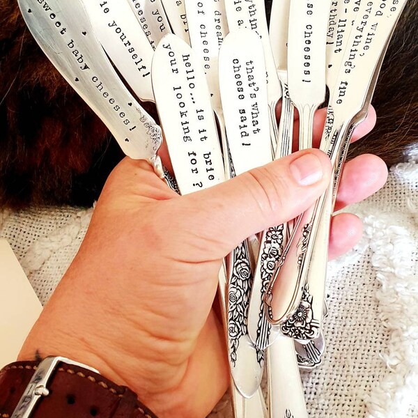 Hand Stamped Cutlery - Etsy