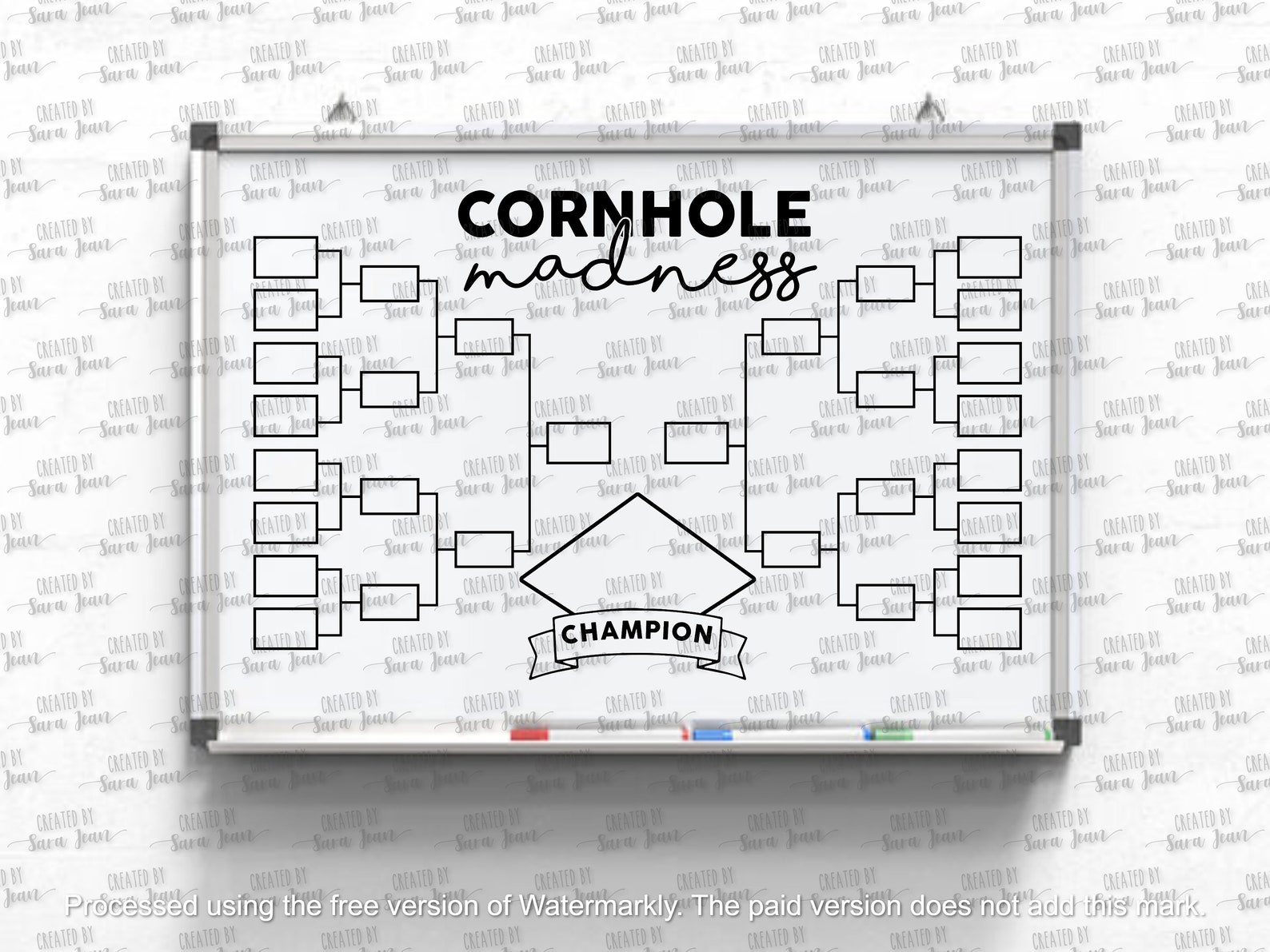 Cornhole Madness Bundle - Tournament Bracket and Scoreboard SVG Files ...