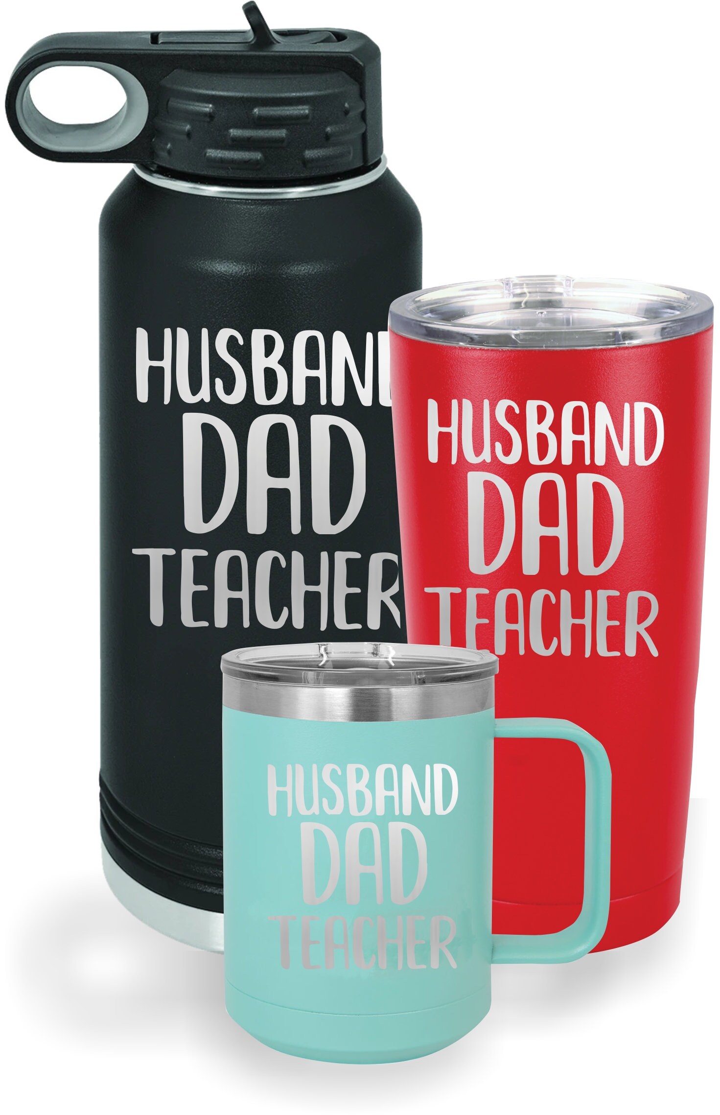 Husband, Dad, Teacher, Teacher Gift, Mentor, Student, Laser Engraved ...