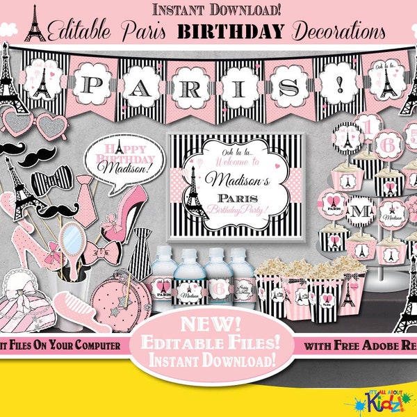 Parisian Birthday - Etsy