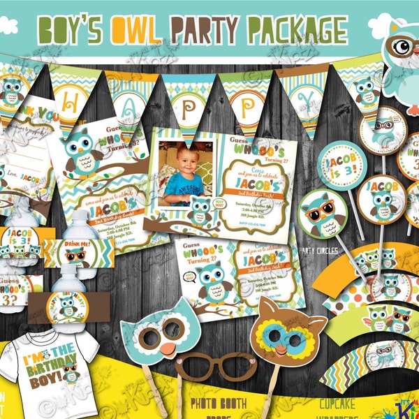 Owl Birthday Party - Etsy