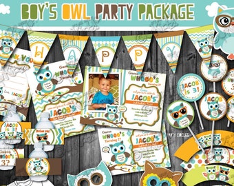 Owl Birthday Party - Etsy