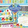 Instant Download Adopt a Monster Certificate and Sign-monster Birthday ...