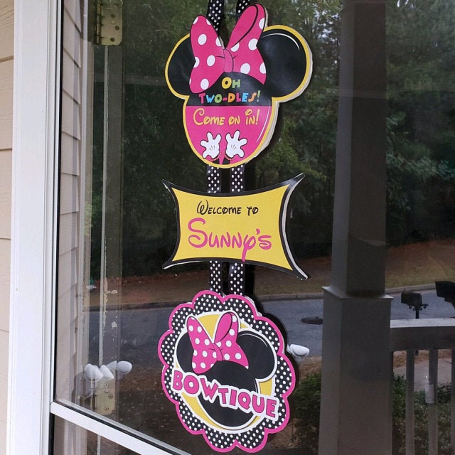Printable Minnie Mouse Clubhouse Door Sign (digital Download) - Etsy