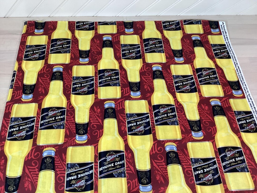 Miller High Life Beer Cotton Fabric by the Half Yard - Etsy