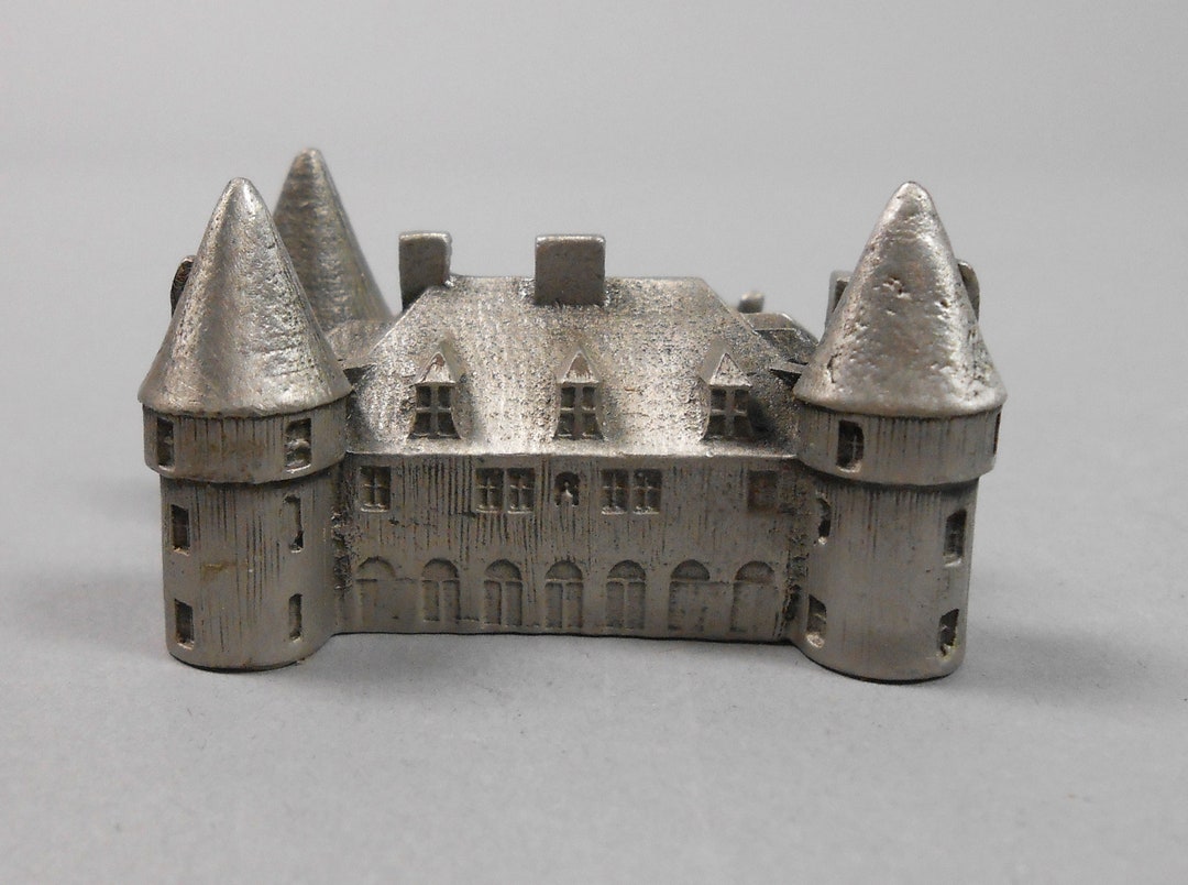 Miniature Cast Metal Castle Figurine - Etsy