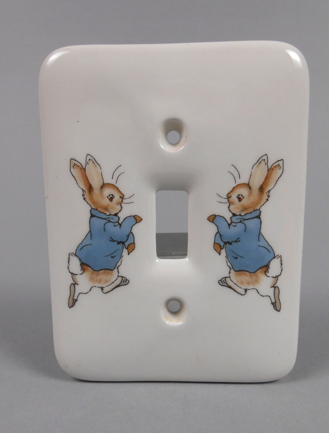 Wedgewood Peter Rabbit Porcelain Single Light Switch Cover - Etsy