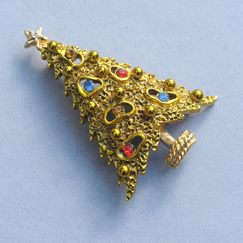 Christmas Tree Pin - Etsy