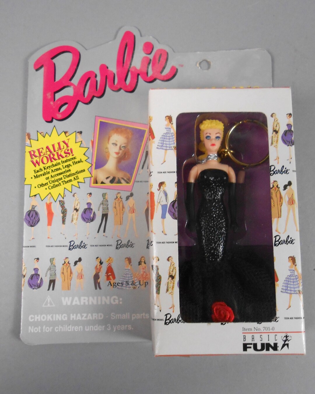 Mattel Barbie Solo in the Spotlight Miniature Doll Keychain Basic Fun ...