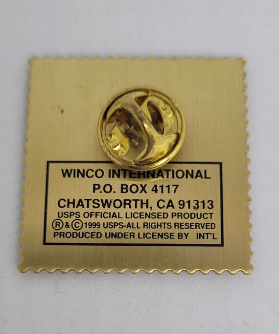 Postage Stamp Tac Pins USPS Streamliner and Toy Train… - Gem