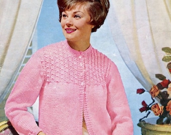 PDF Womens Bed Jacket INSTANT DOWNLOAD Vintage Knitting - Etsy