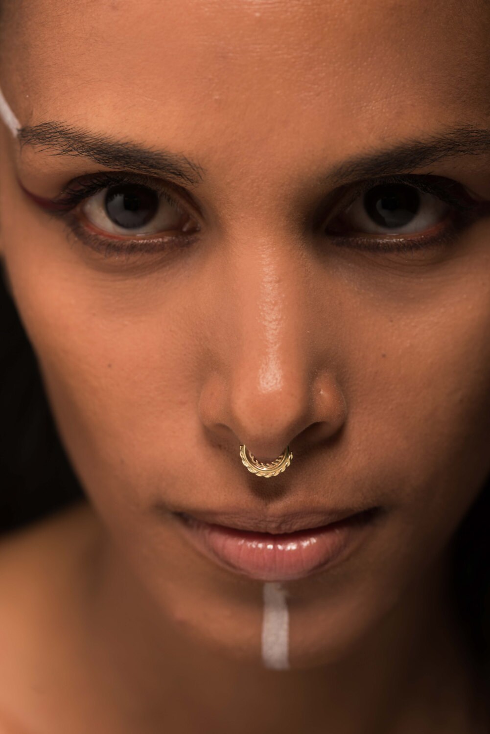 Gouden Neusring. Neuspiercing. Tribale neusring. Gouden - Etsy Nederland