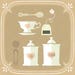Afternoon Tea Clipart Set PNG Cliparts on Transparent Background, EPS ...