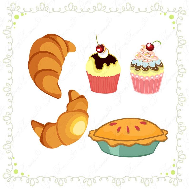 Made With Love Baking Icon Set PNG Cliparts on Transparent - Etsy