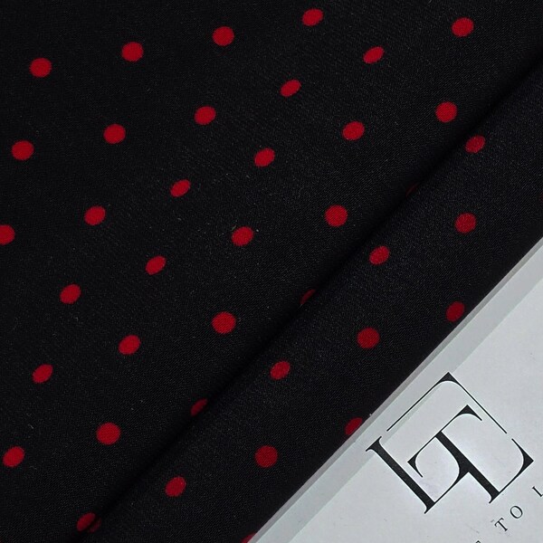 Red Dot Fabric - Etsy