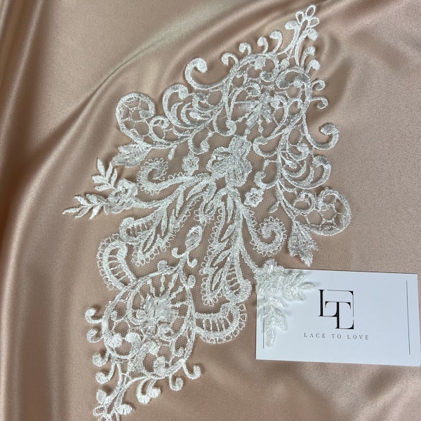 Ivory Lace Applique - Etsy