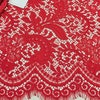 Wine Red Guipure Lace Fabric Sold by the Yard, Burgundy Spanish Lace ...