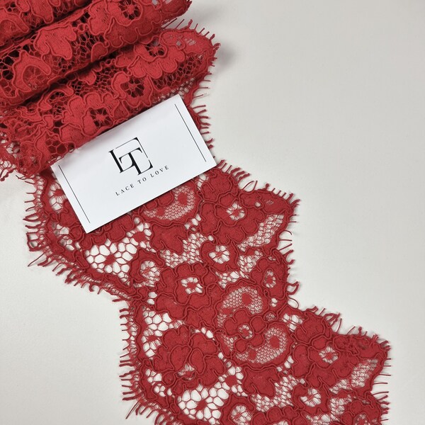 Red Lace - Etsy
