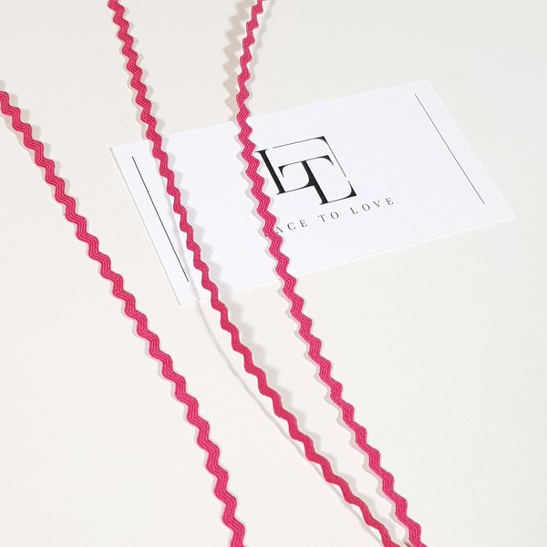 Pink Rick Rac Ribbon - Etsy