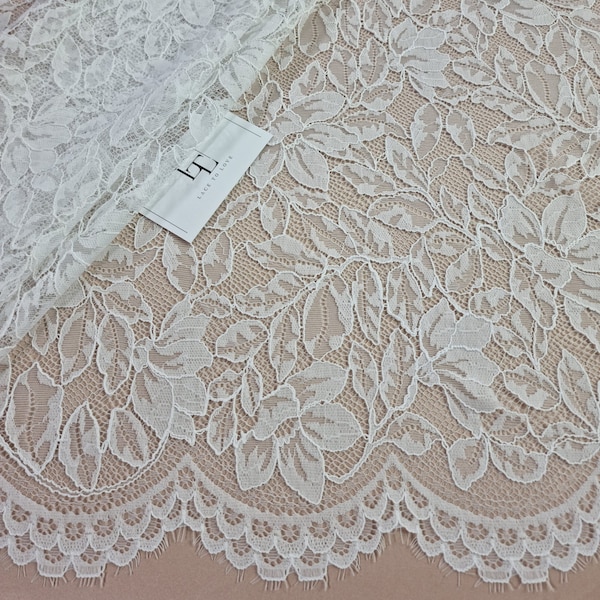 White Lace Fabric - Etsy