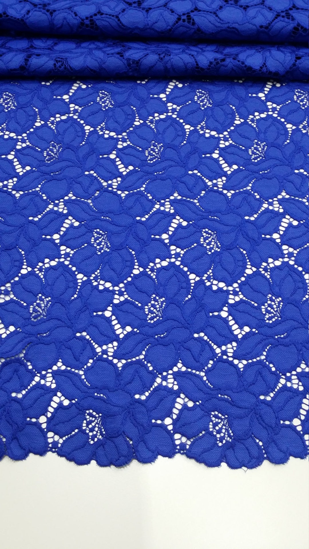 Blue Lace Fabric, J774511 - Etsy