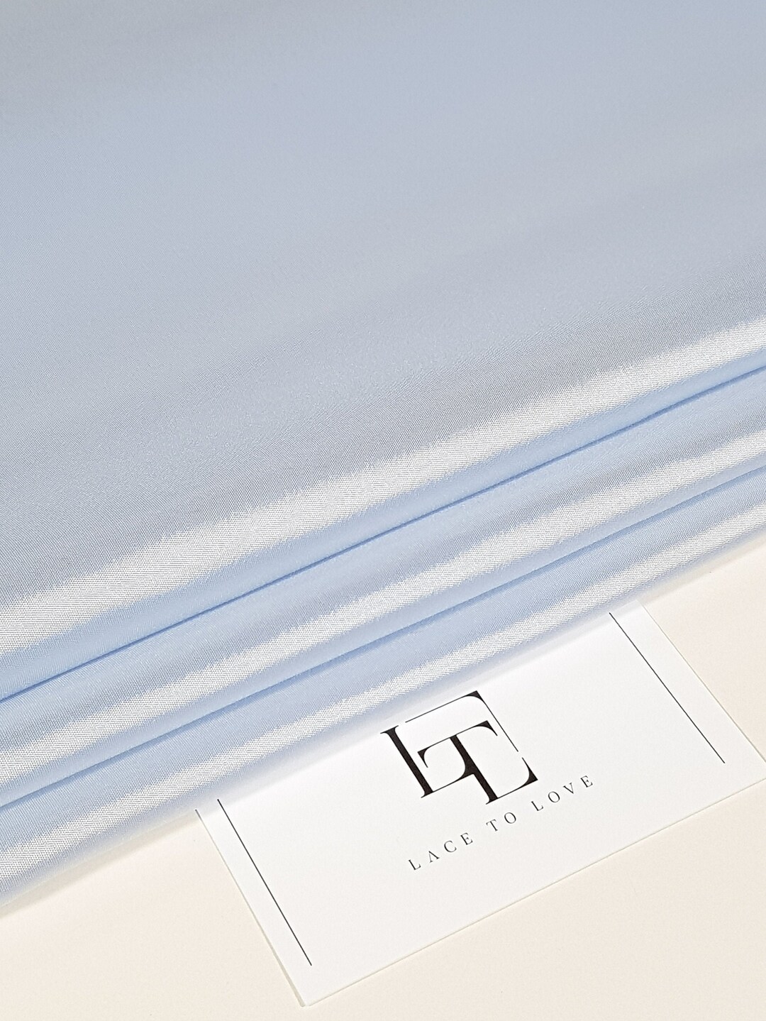 Light Blue Stretch Lining Fabric by the Yard, Wedding Fabric, Skirt ...