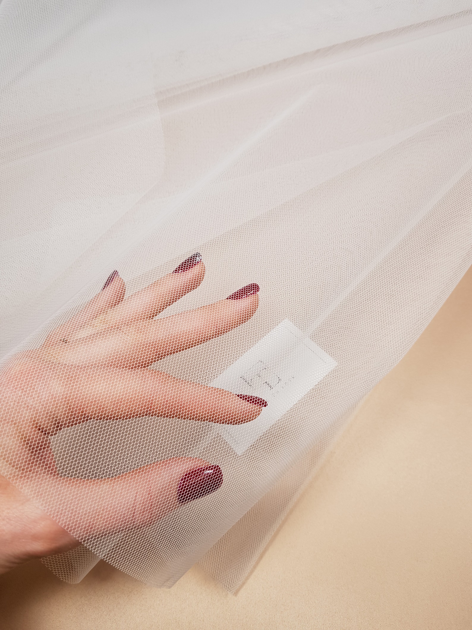 Ivory stiff tulle fabric for petticoat wedding dress tulle | Etsy