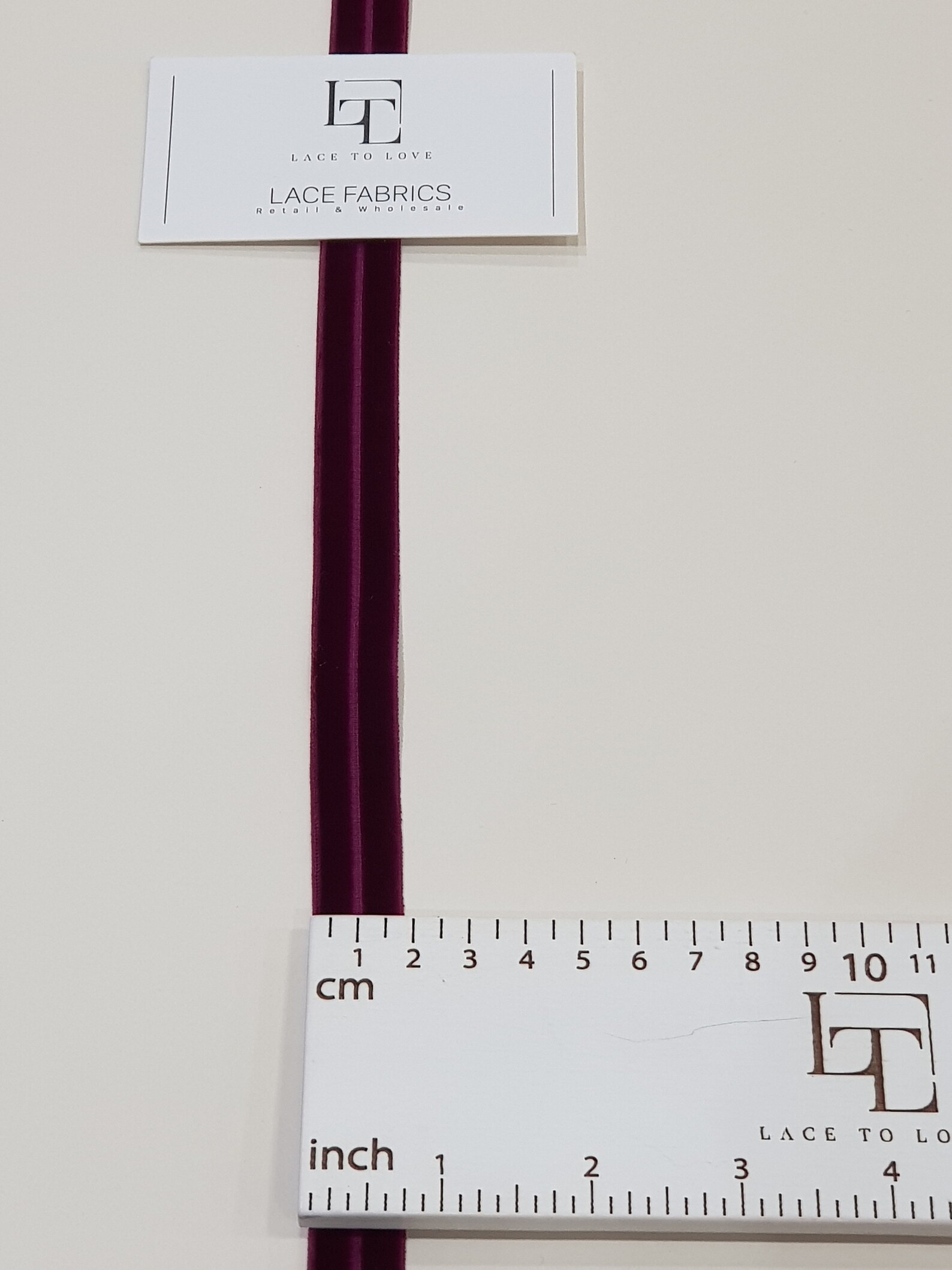 Violet Elastic Velvet Ribbon by the Yard Wide Velvet Ribbon - Etsy