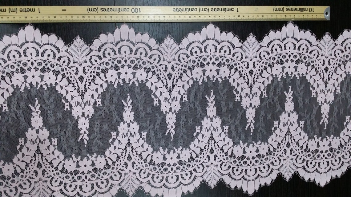 Pink Lace Trim, Chantilly Lace French Lace, Bridal Lace, Wedding Lace ...