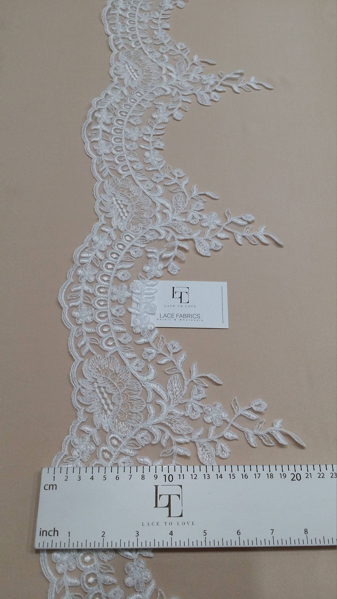 Snow White Lace Trimming by the Yard French Lace Alencon - Etsy