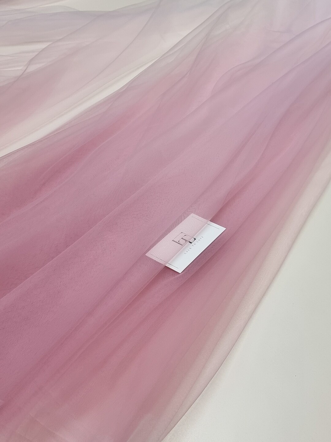 Pink Gradient Tulle, Ombre Tulle Fabric, Lingerie Ombre Salmon Pink Net ...