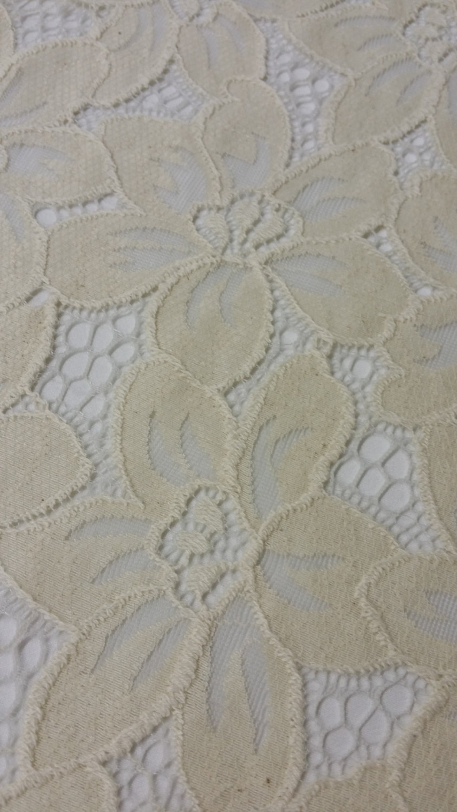 Beige lace fabric by the yard French Lace Embroidery lace | Etsy