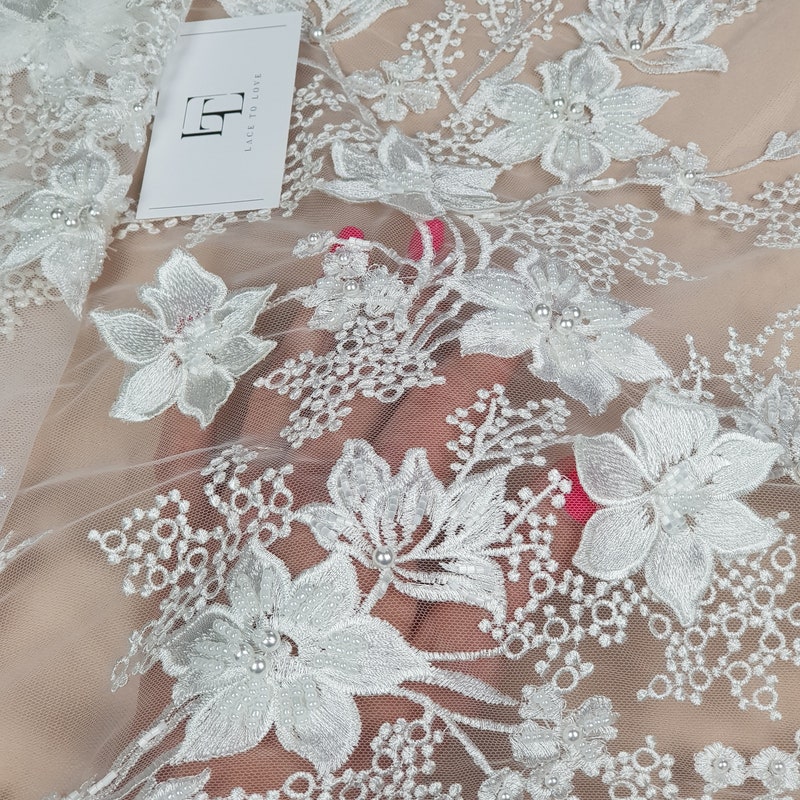 3d Lace Fabric - Etsy