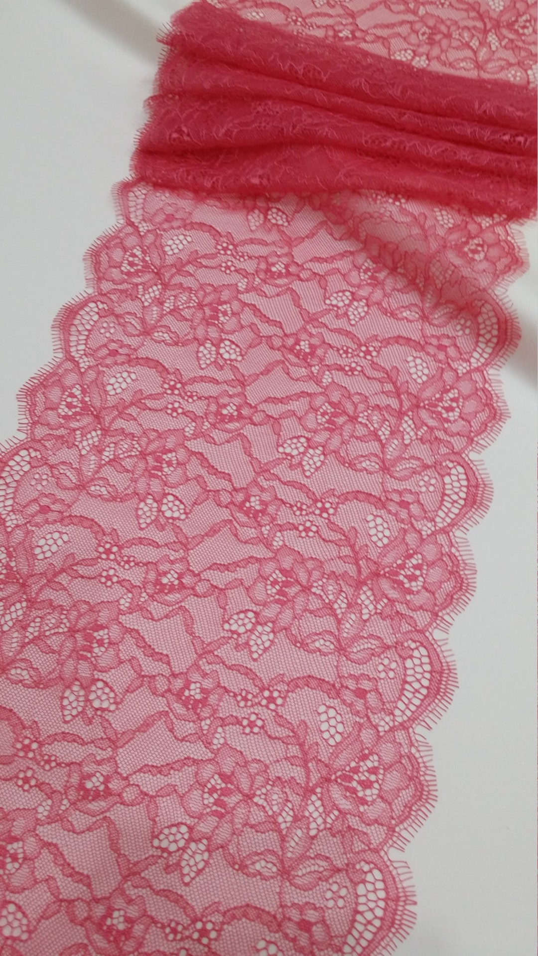 Pink Lace Trimming, Chantilly Lace, French Lace, Wedding Lace ...