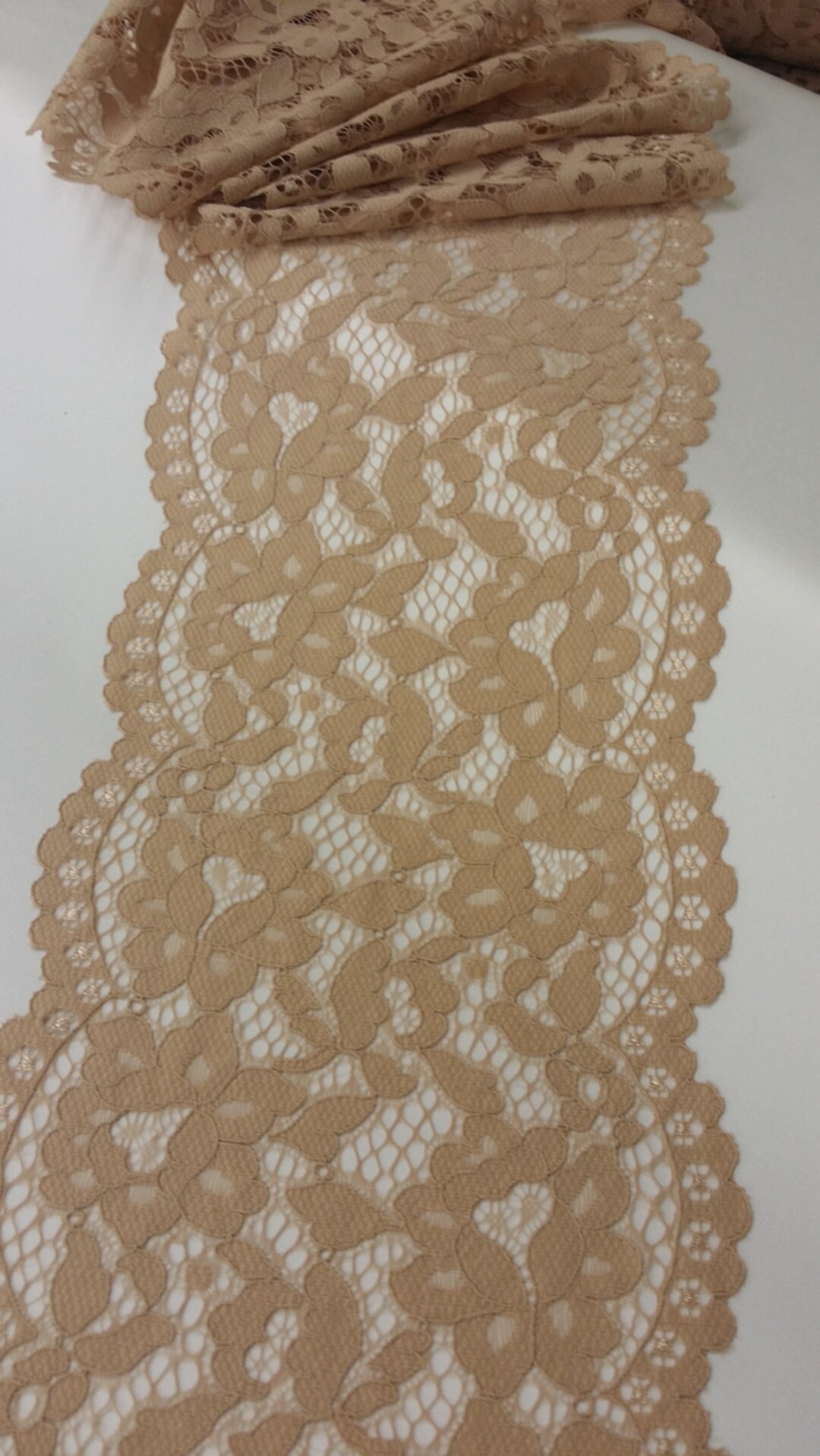 Powder Lace Trim, French Lace, Chantilly Lace, Bridal Gown Lace ...