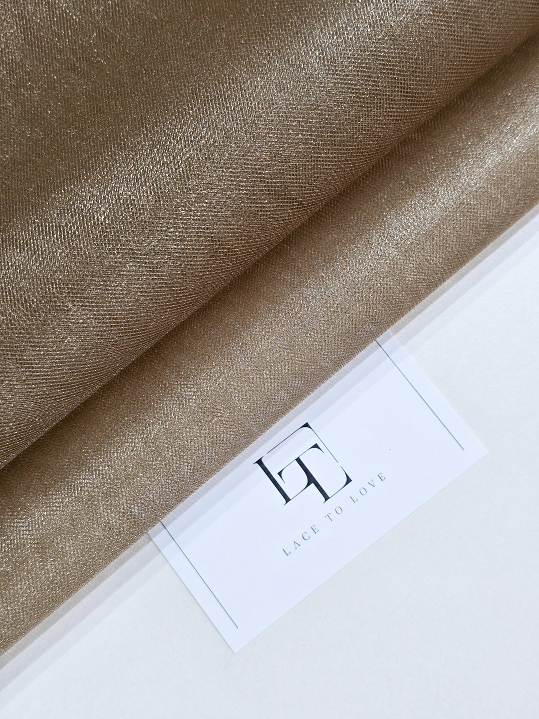 Bronze Color Medium Stiff Tulle Fabric, Dark Beige Lingerie Tulle ...