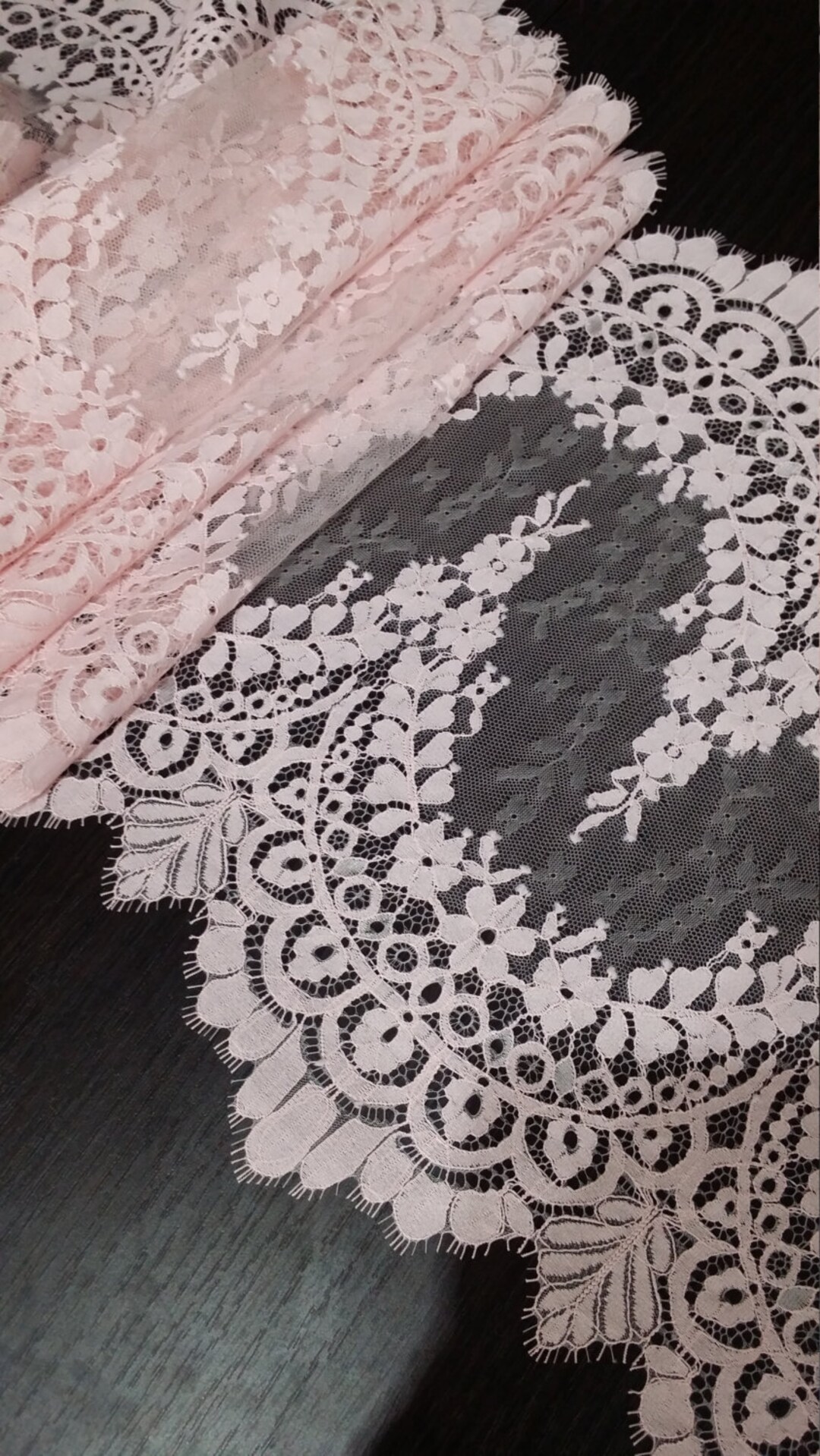 Pink Lace Trim, Chantilly Lace French Lace, Bridal Lace, Wedding Lace ...