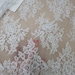 Pure White Lace Fabric, French Lace, Chantilly Lace, Wedding Lace ...