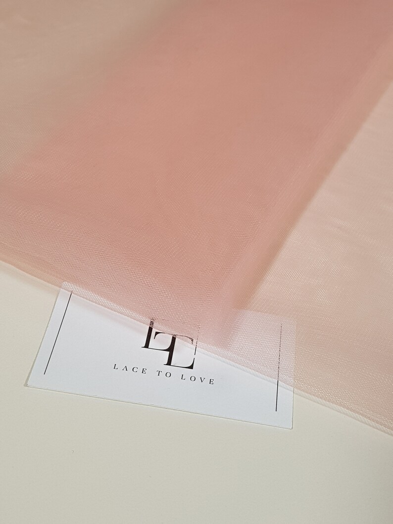 Pink Soft Tulle Fabric, Lingerie Tulle Fabric, Dress Tulle - 118" (300 ...