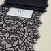 Black Delicate French Chantilly Lace Trimming by the Yard, Black Lace ...