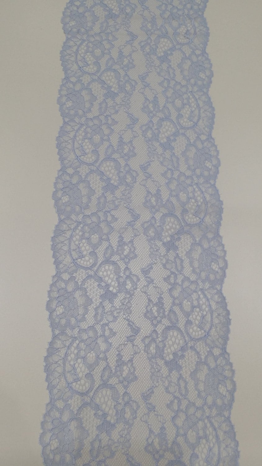 Light Blue Lace Trim French Lace Chantilly Lace Bridal Lace - Etsy