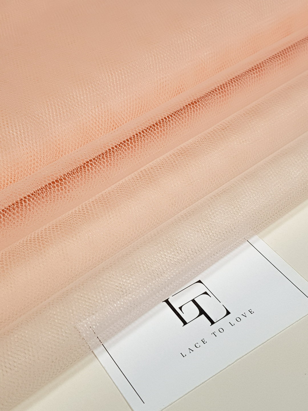 Salmon Pink Stiff Tulle Fabric: 59" / 150cm Wide Dress Net - Etsy