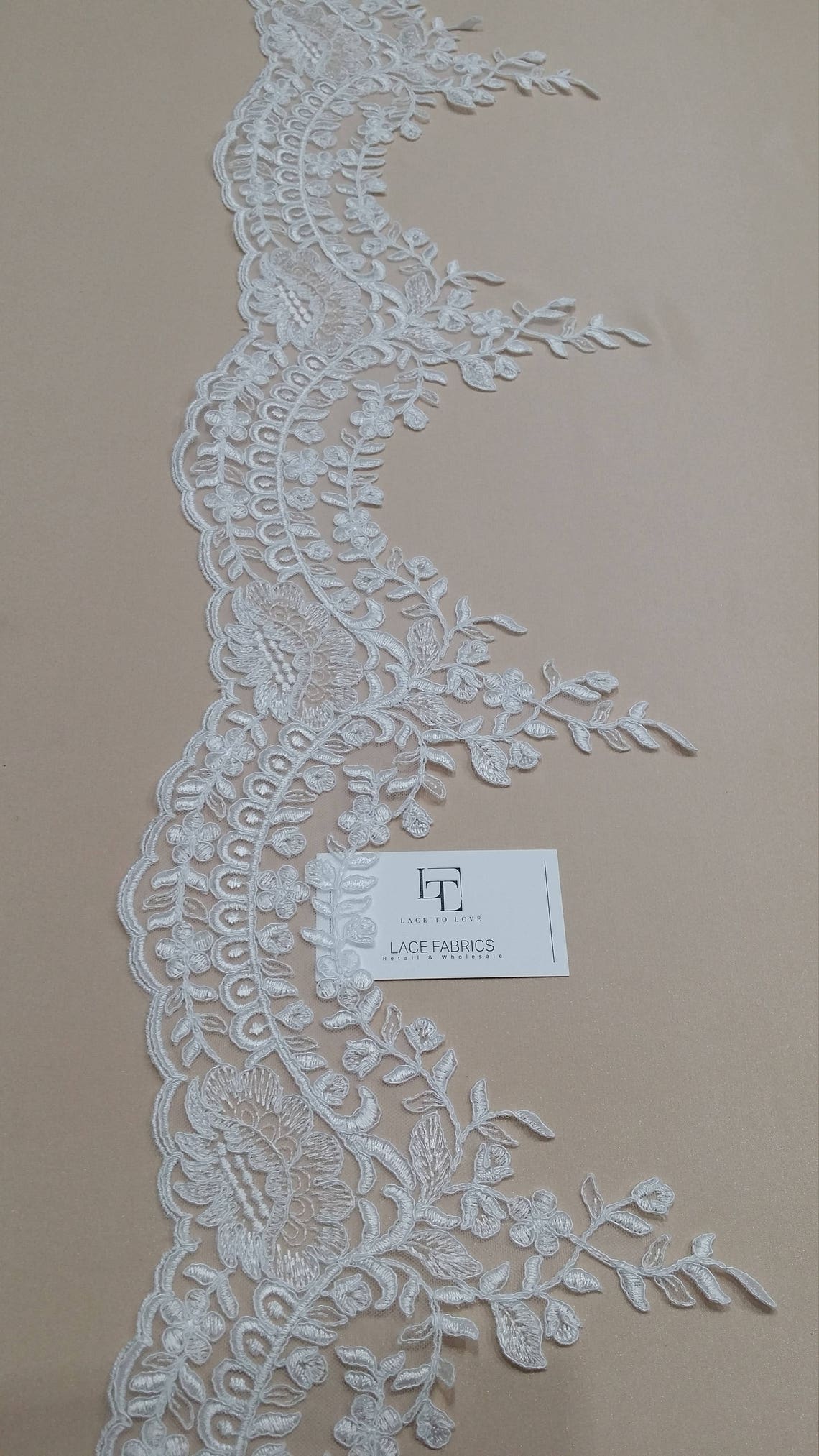 Snow White Lace Trimming by the Yard French Lace Alencon - Etsy