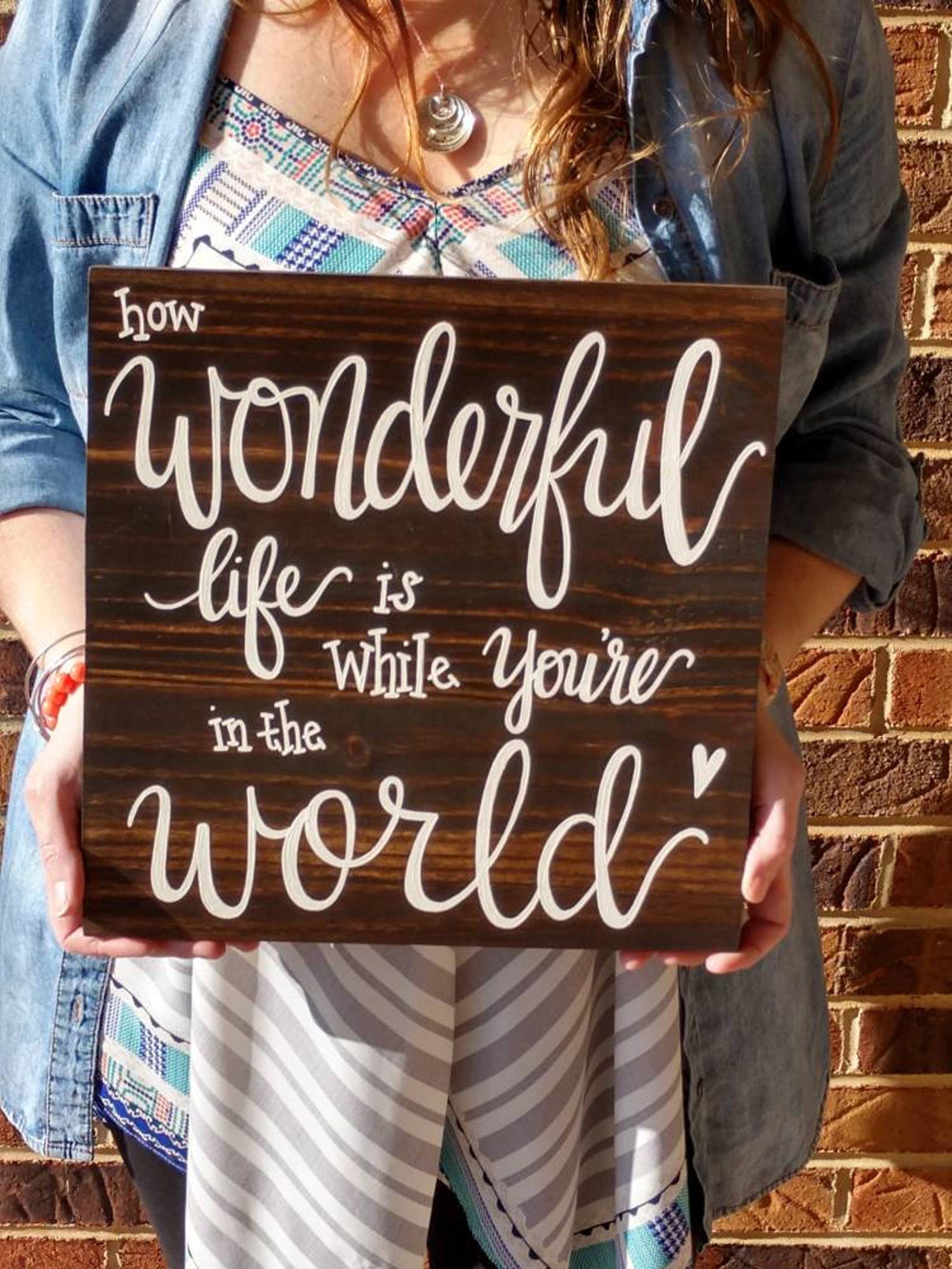 How Wonderful Life is While You're in the World - Etsy