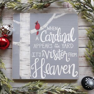 When a Cardinal Appears in Your Yard It's a Visitor From Heaven Hand ...