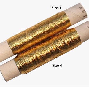 Vintage Pure Gold Embroidery Thread - Kyoto Embroidery Thread - - Etsy