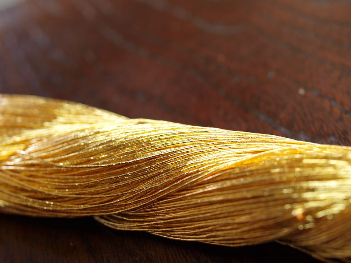 Vintage Pure Gold Embroidery Thread Kyoto Embroidery Thread - Etsy